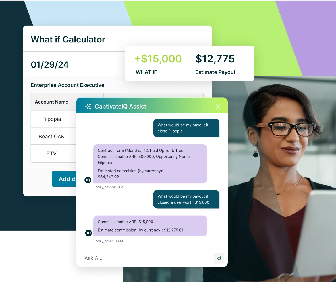 AI for Commissions | CaptivateIQ Assist